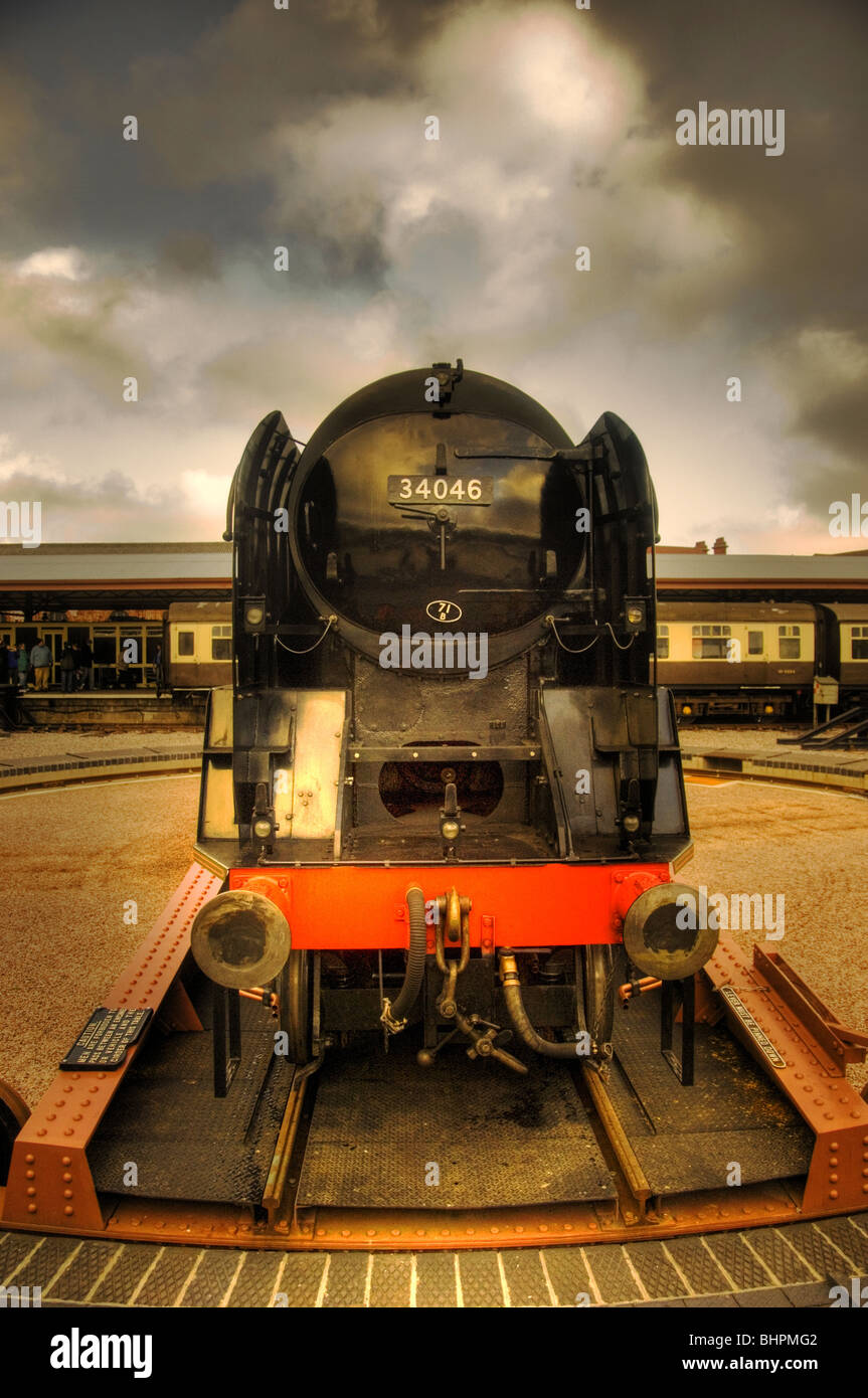 West Country Class Steam Locomotive 34046 ‘Braunton' Stock Photo - Alamy