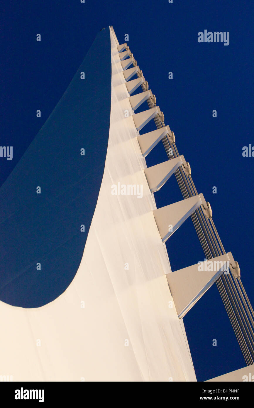 Sundial bridge by Santiago Calatrava, in Redding, California Stock ...