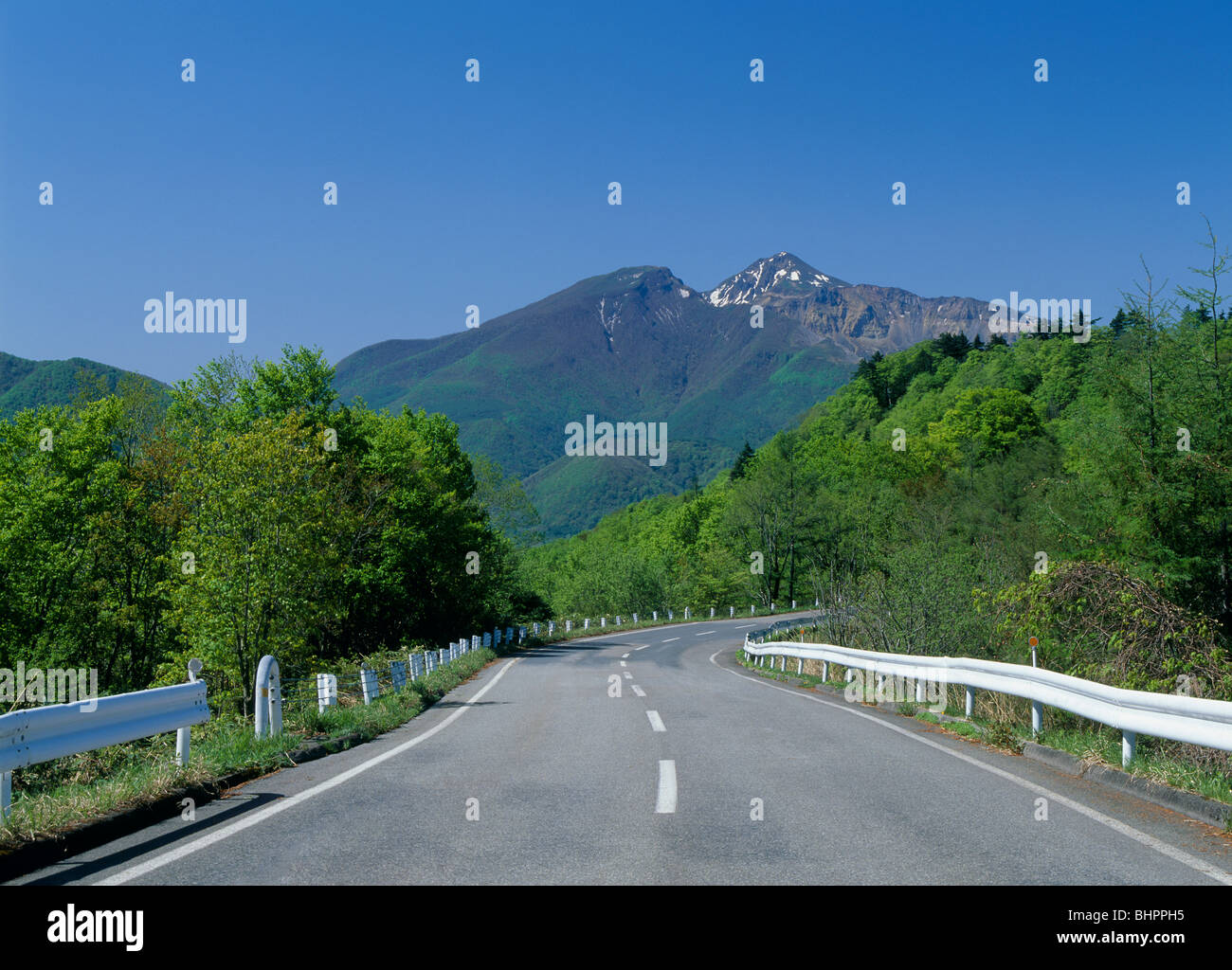 Bandai-Azuma Lake Line, Kitashiobara, Fukushima, Japan Stock Photo - Alamy