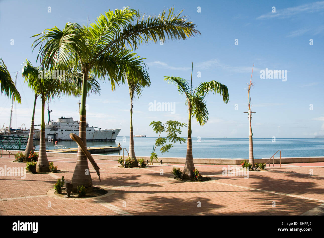 trinidad waterfront development program promenade walkway boardwalk ...