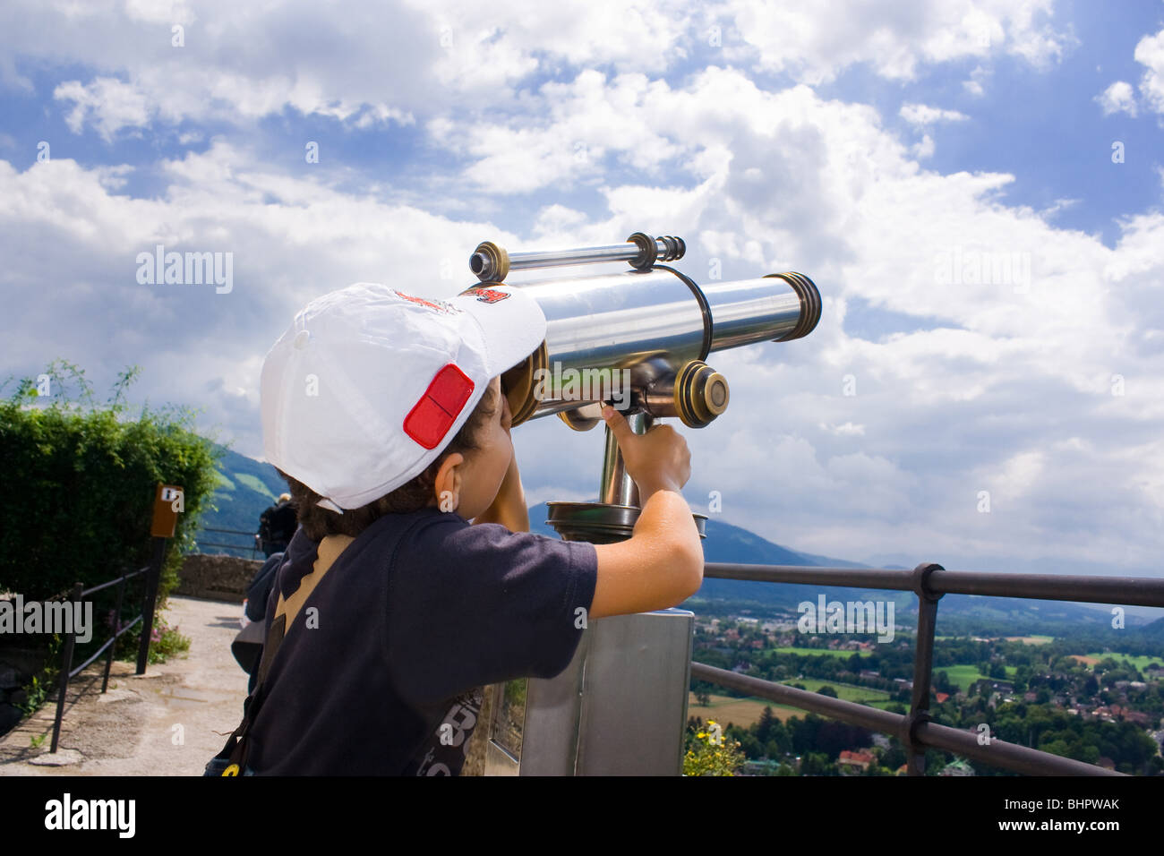 Watching stars through telescope hi-res stock photography and images ...