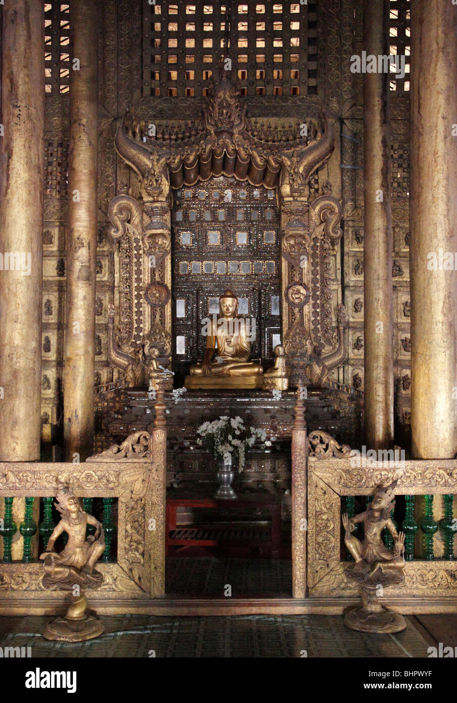 Myanmar burma mandalay palace interior hi-res stock photography and ...