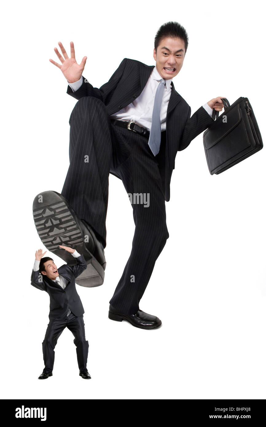 Person stamping Cut Out Stock Images & Pictures - Alamy