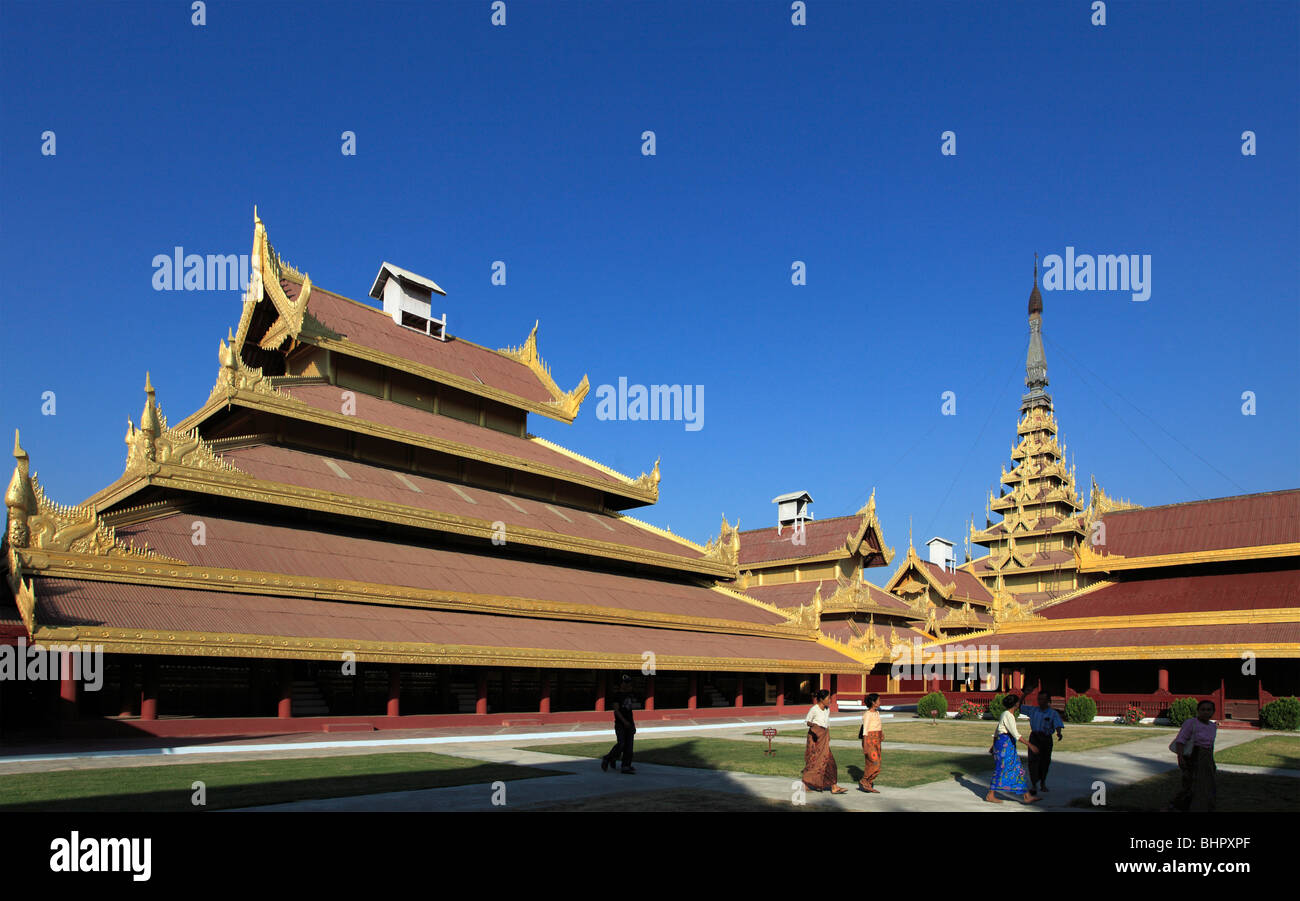 Myanmar, Burma, Mandalay, Palace Stock Photo - Alamy