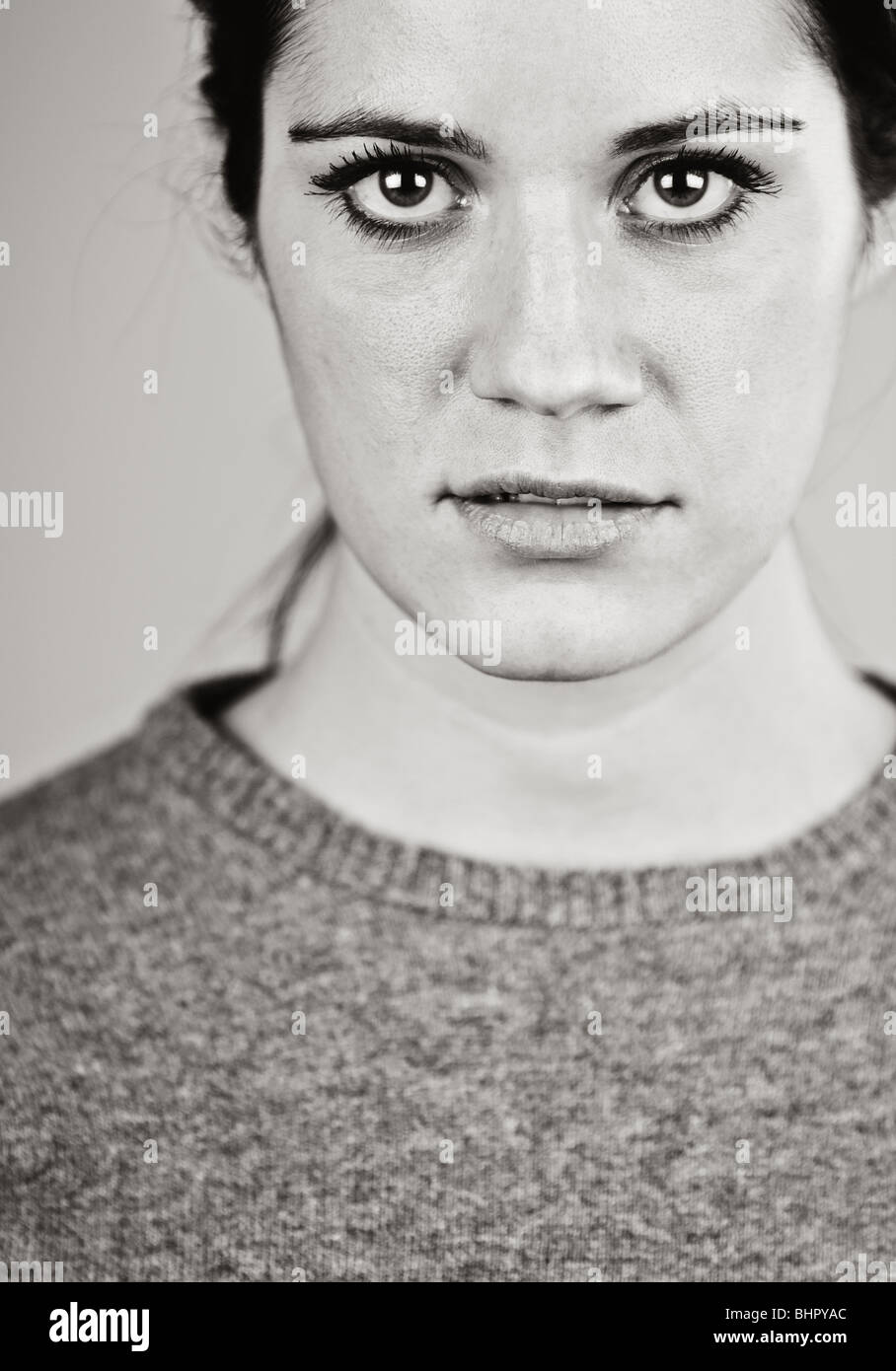 Black female long jumper hi-res stock photography and images - Alamy