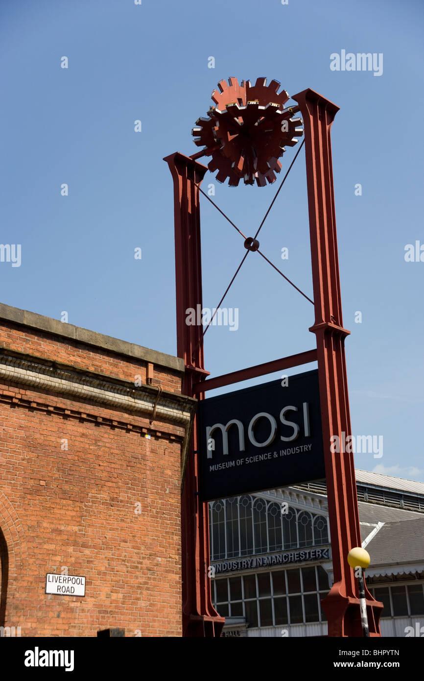 Museum of Science and Industry on Liverpool Road, Manchester Stock ...