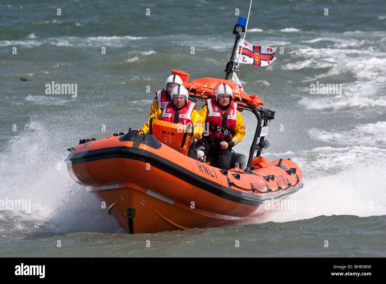 The Beumaris Inshore Lifeboat on exercise Stock Photo - Alamy