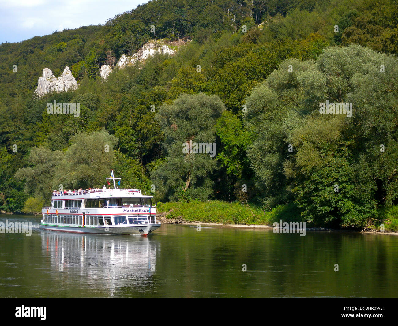 Danube narrows near Weltenburg, Bavaria, Germany Stock Photo - Alamy