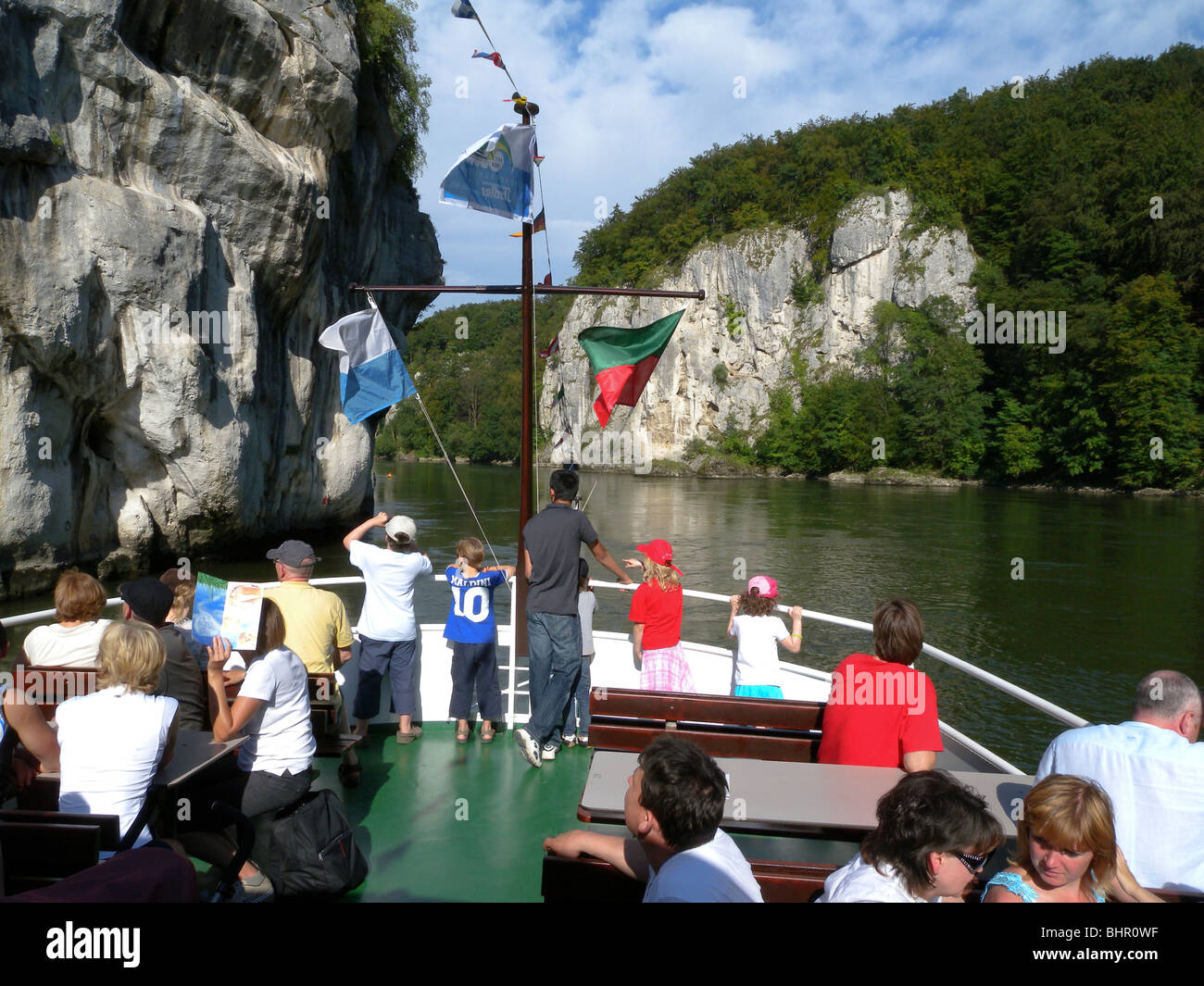 Danube narrows near Weltenburg, Bavaria, Germany Stock Photo - Alamy