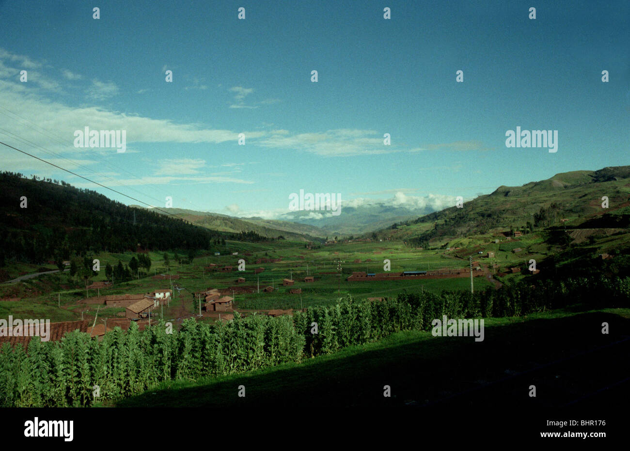 Peruvian countryside South America Stock Photo - Alamy