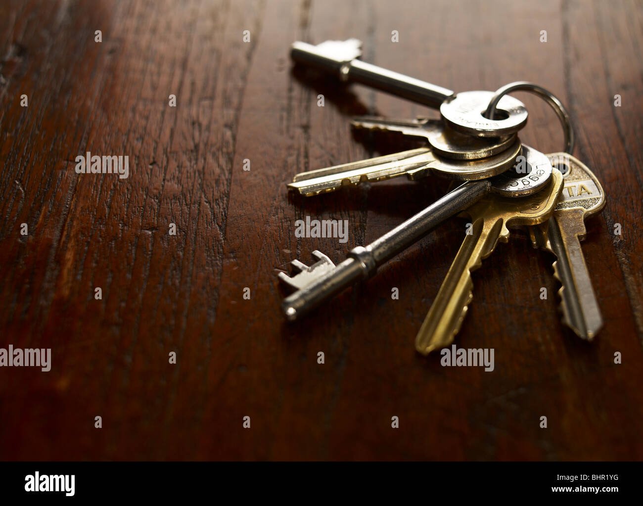 Vintage Keys On Ring High Resolution Stock Photography and Images - Alamy