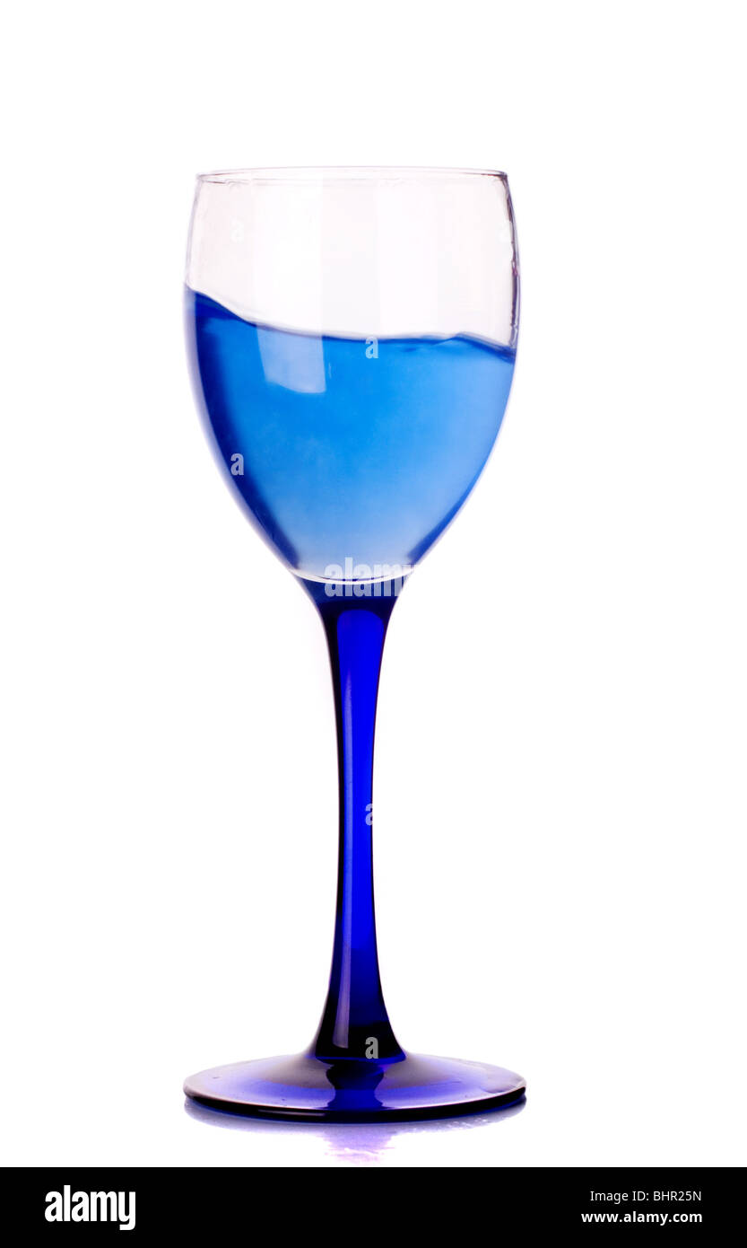 glass and liquid isolated on white background Stock Photo - Alamy