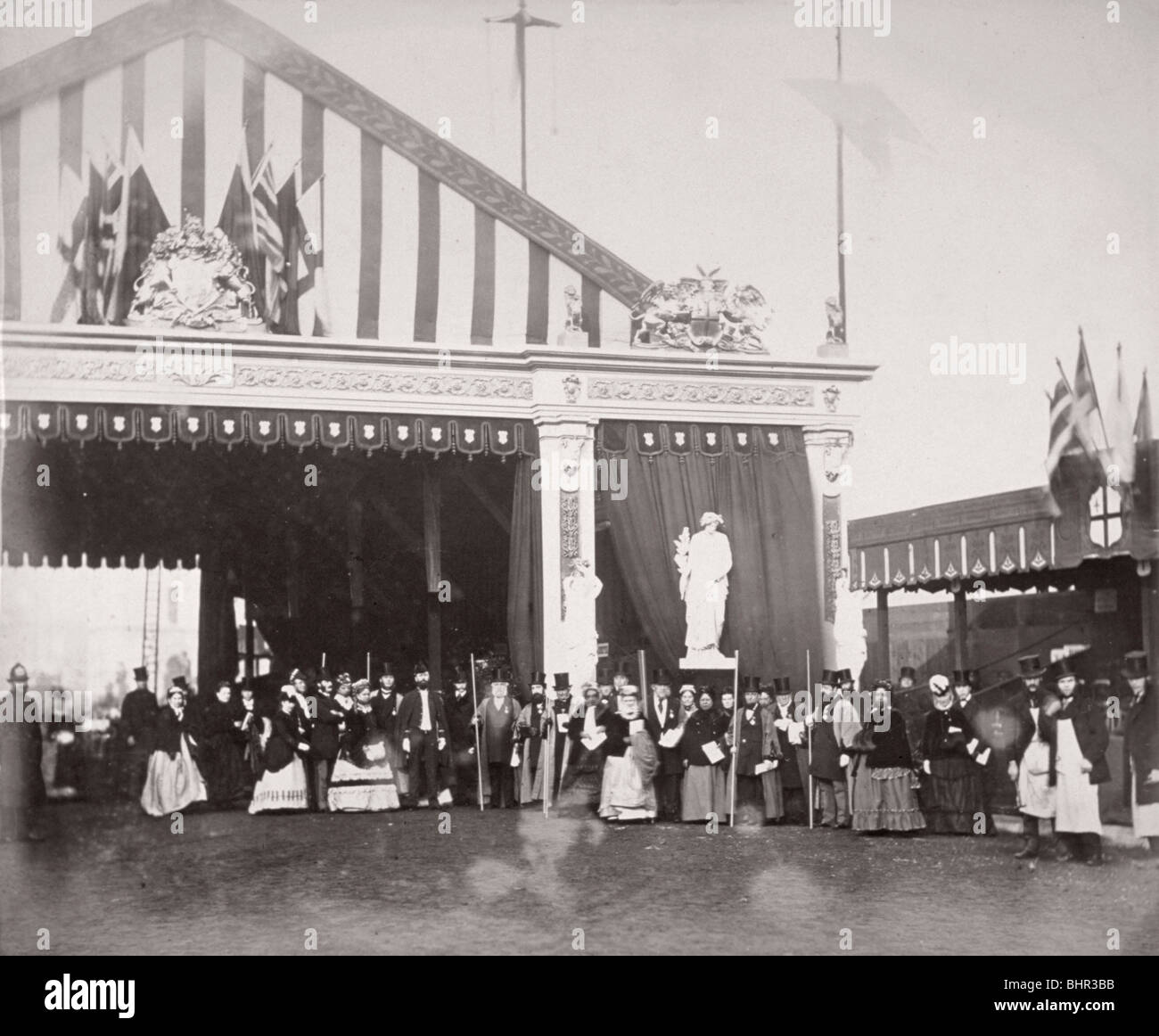 Opening of Holborn Viaduct, City of London, 1869. Artist: Henry Dixon ...