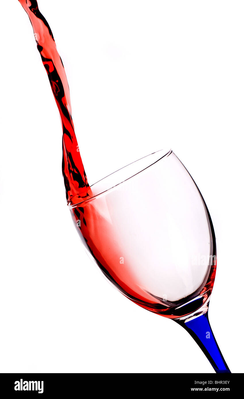 glass and liquid isolated on white background Stock Photo - Alamy