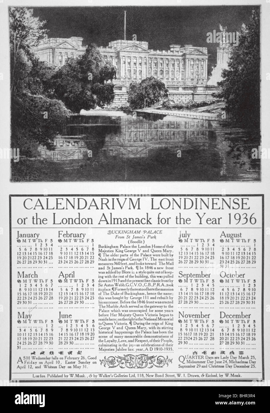 London 1930s buckingham hi-res stock photography and images - Alamy