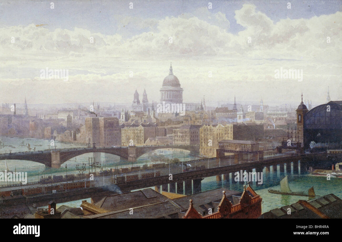 London bridge station 19th century hi-res stock photography and images ...