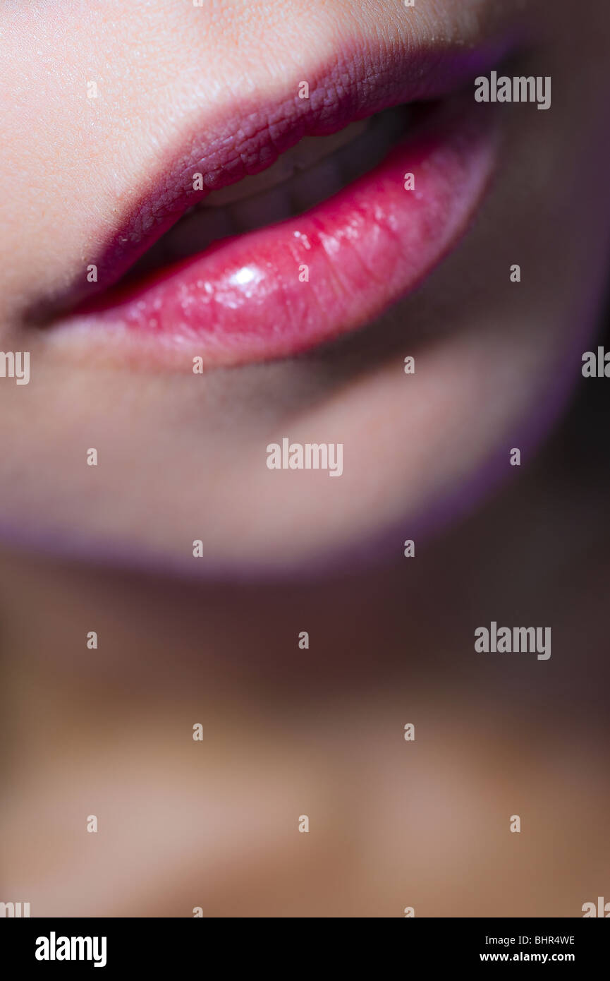 Woman lips close up Stock Photo - Alamy