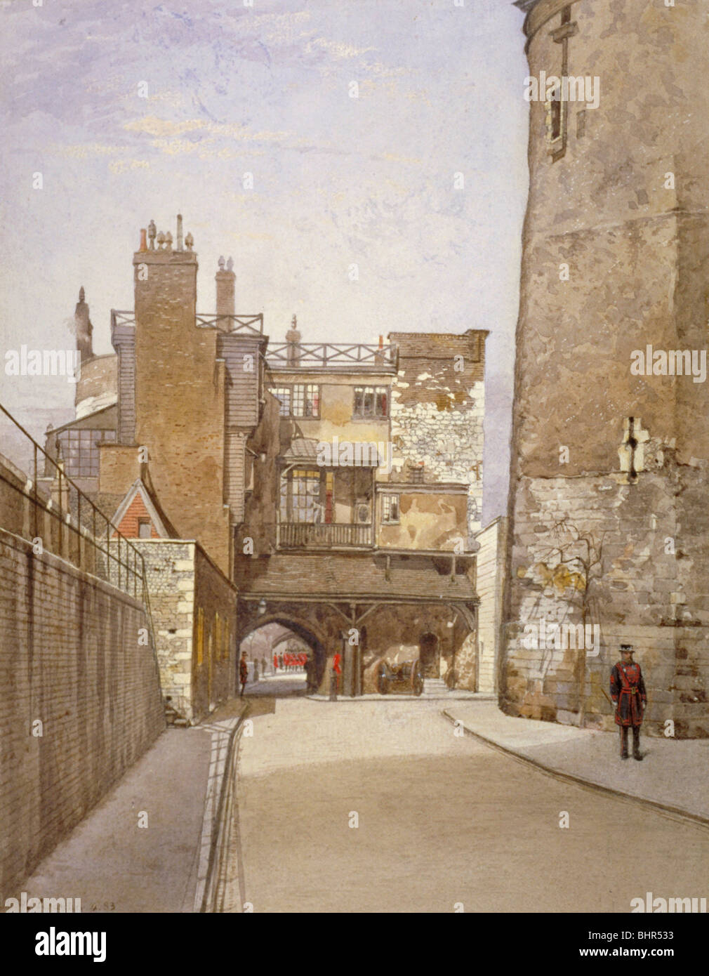 Tower of London, Stepney, London, 1883. Artist: John Crowther Stock ...