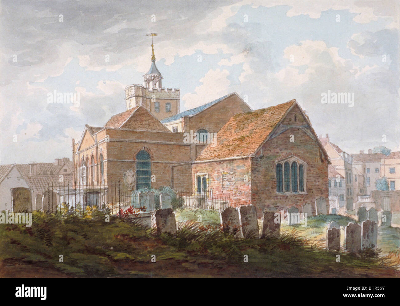 South-east view of the church of St Mary Magdalene, Richmond, Surrey ...