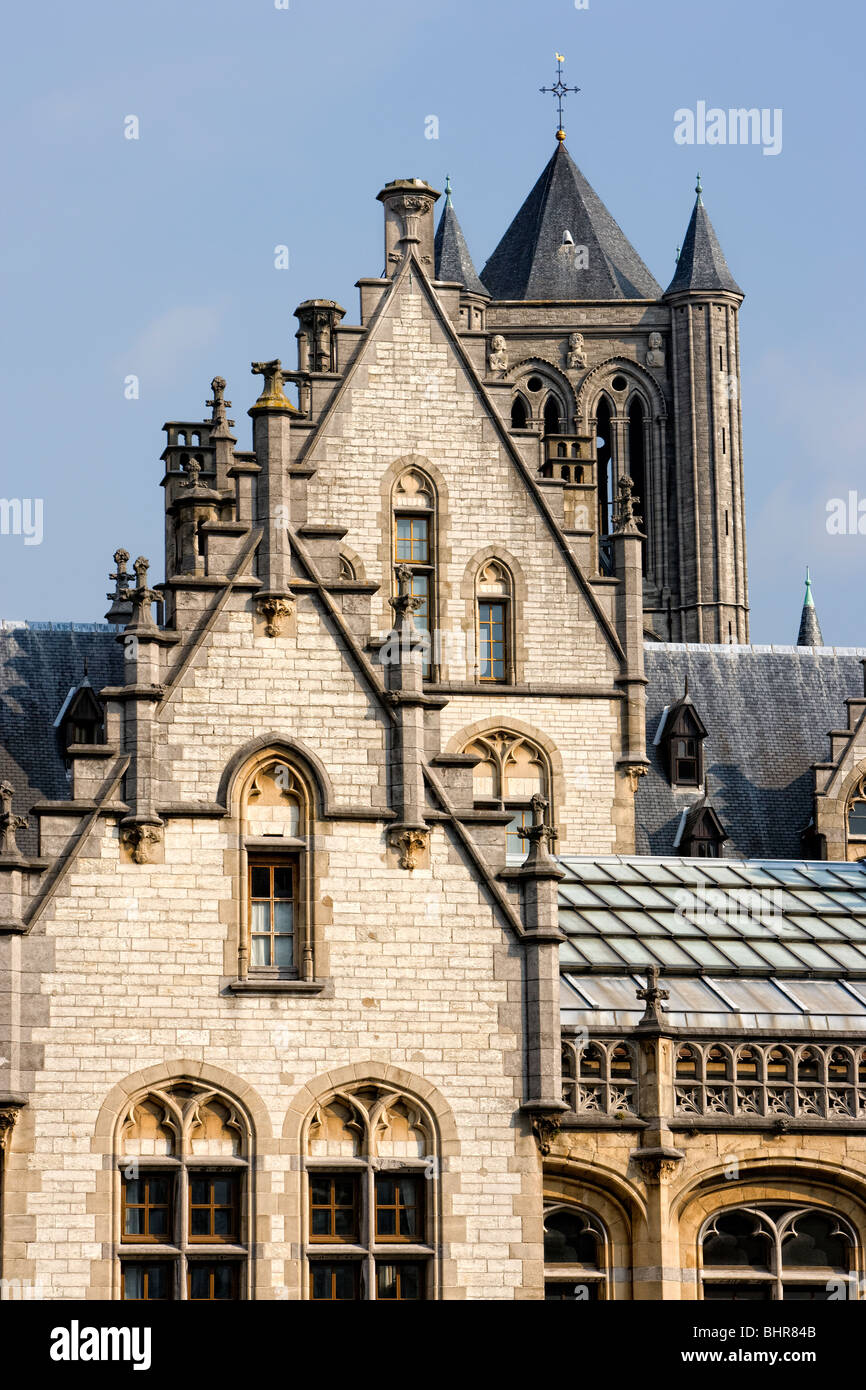 Gothic flemish church hi-res stock photography and images - Alamy