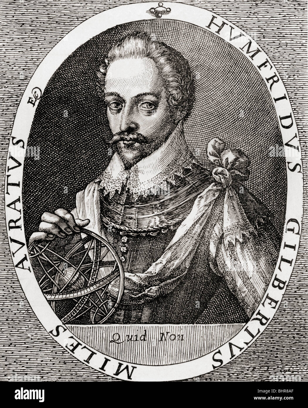 Sir Humphrey Gilbert, c. 1539 to 1583. English adventurer, explorer, member of parliament, and ...