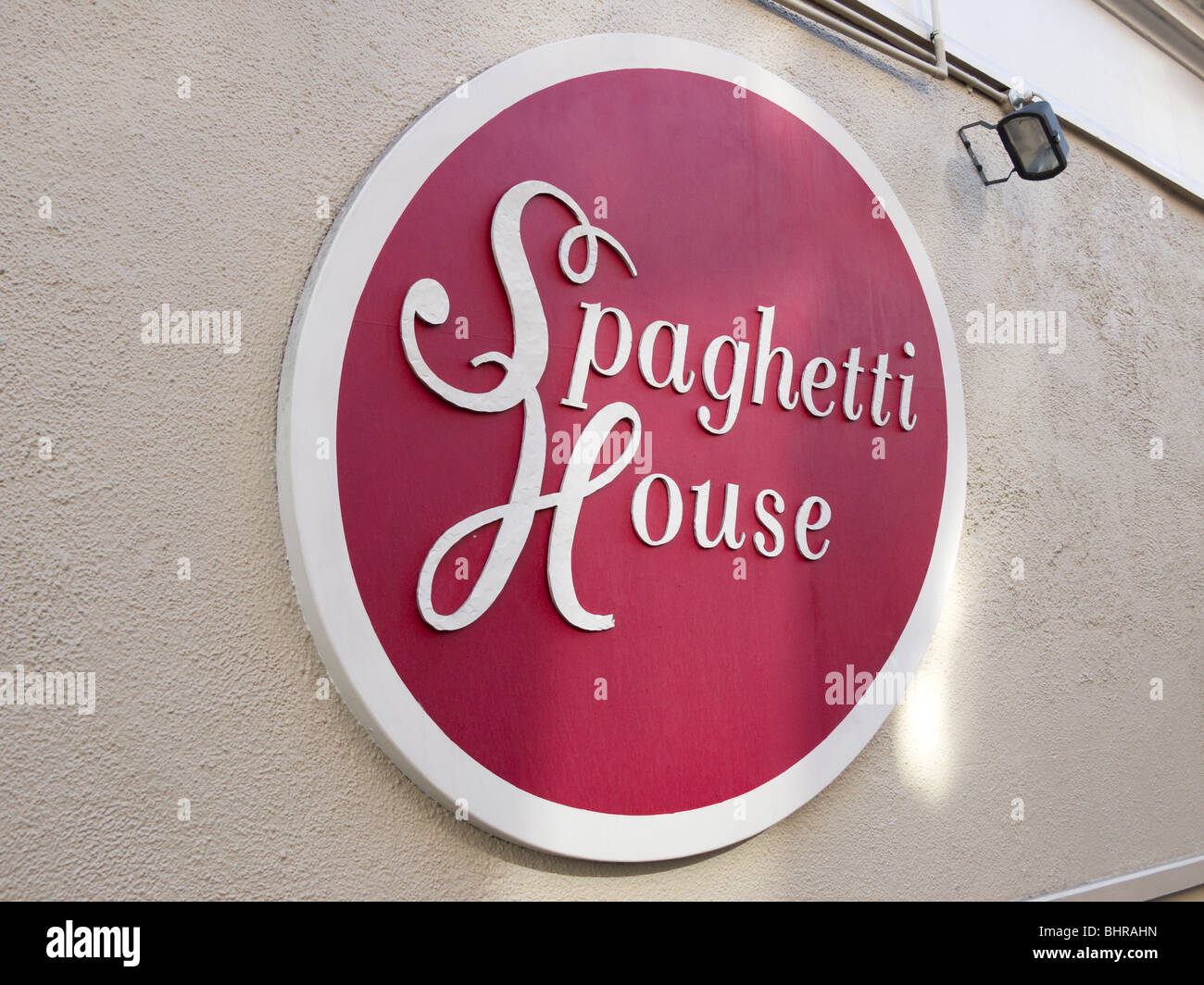 Spaghetti House Sign-1 Stock Photo - Alamy