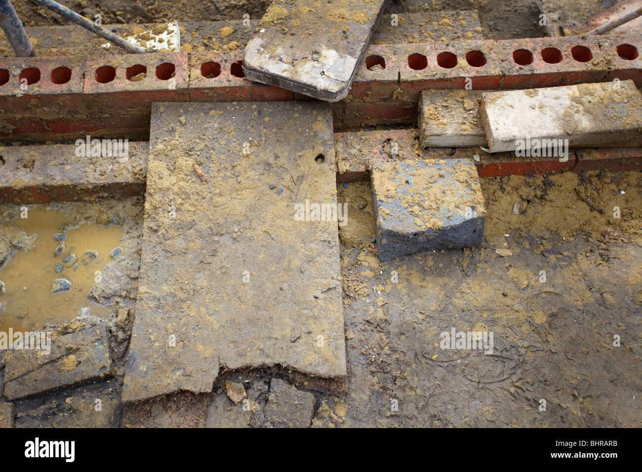 Brick work in progress Stock Photo - Alamy