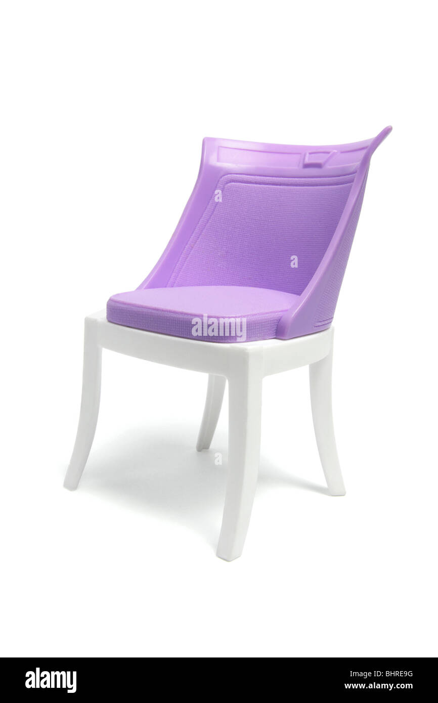 Miniature Plastic Chair Stock Photo - Alamy