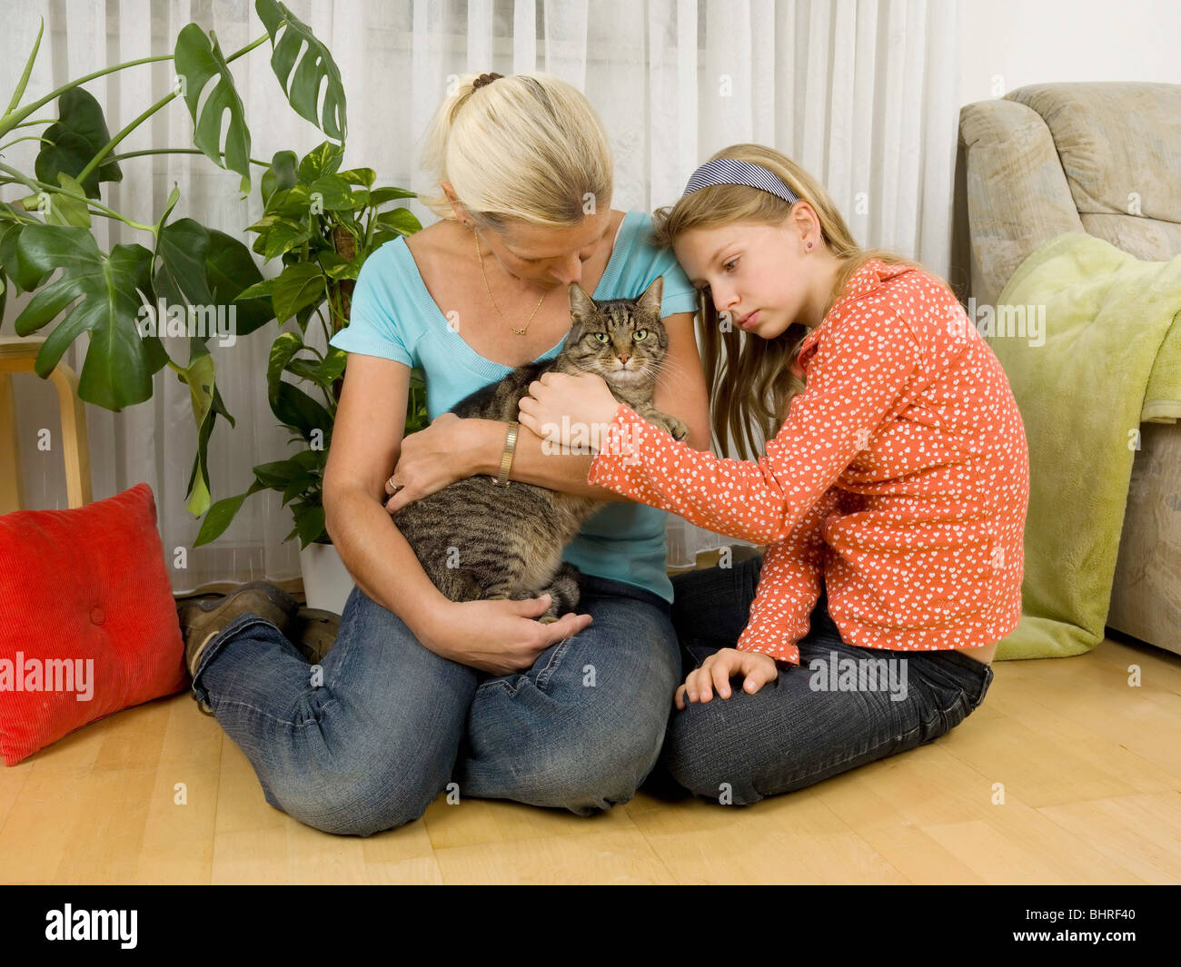 Woman cats hugging hi-res stock photography and images - Alamy