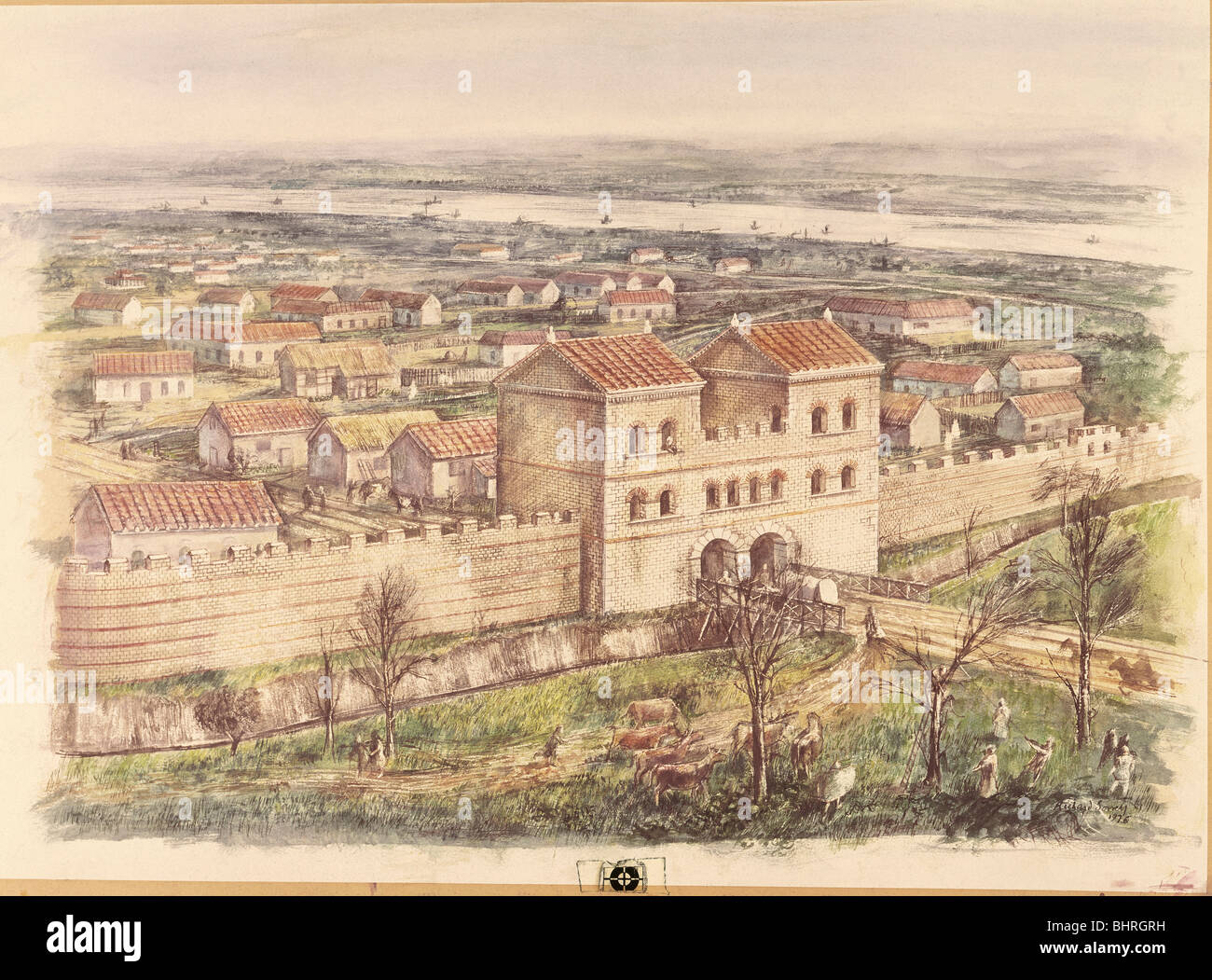 Roman London Bridge Stock Photos & Roman London Bridge Stock Images - Alamy