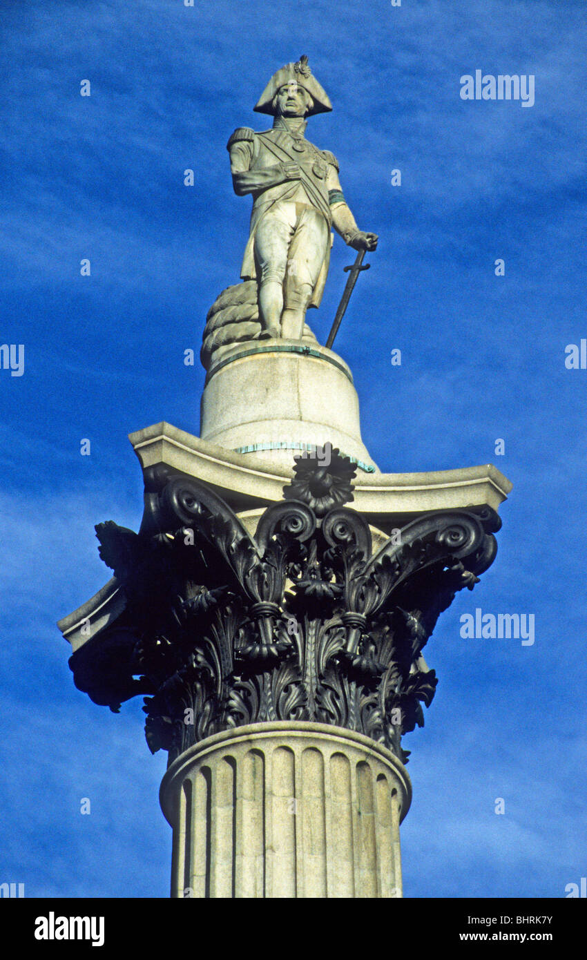 Nelson Statue, Trafalgar Square, London, England Stock Photo - Alamy