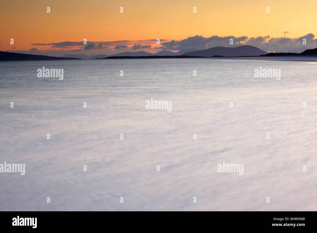 Fiery red sunset scotland hi-res stock photography and images - Alamy