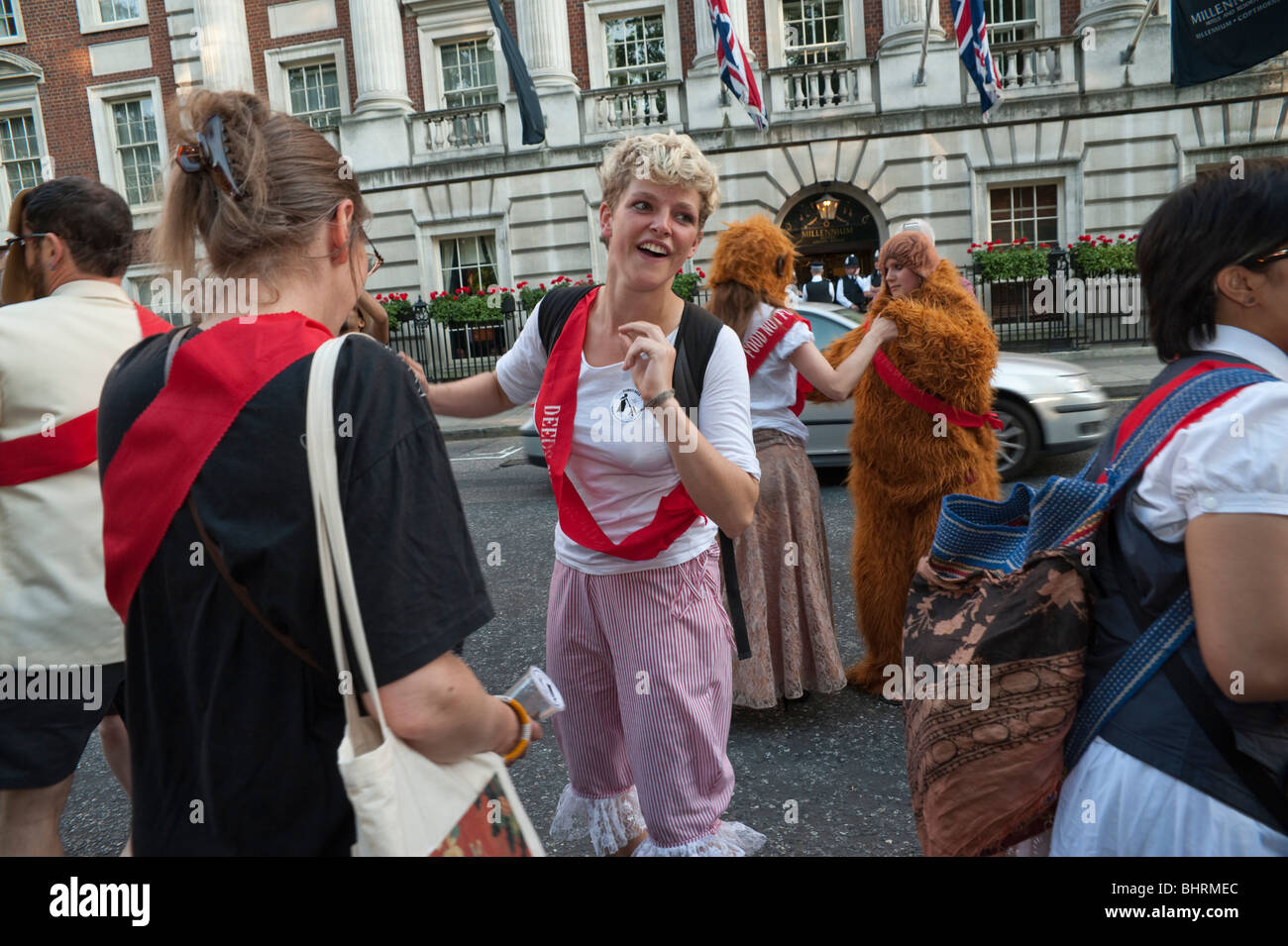 Climate Rush Palm Oil Gala in Mayfair. Tamsin Omond and & climate ...