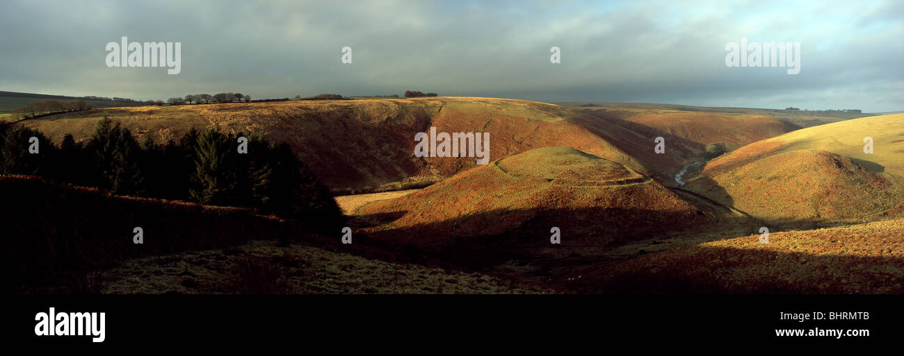 Cow Castle, Simonsbath, Exmoor National Park Stock Photo - Alamy