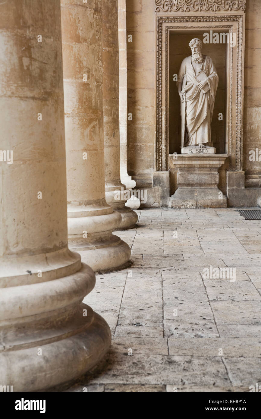 The Mosta Dome at Rotunda Square, Malta. The Church was hit with a bomb ...