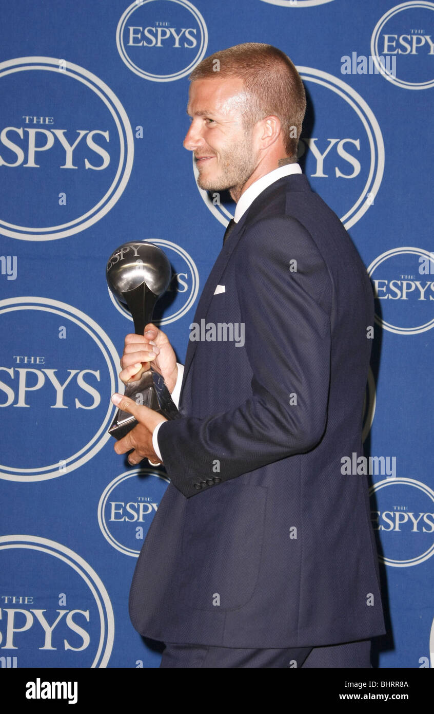 DAVID BECKHAM THE 2008 ESPYS PRESSROOM DOWNTOWN LOS ANGELES CA USA 16 ...