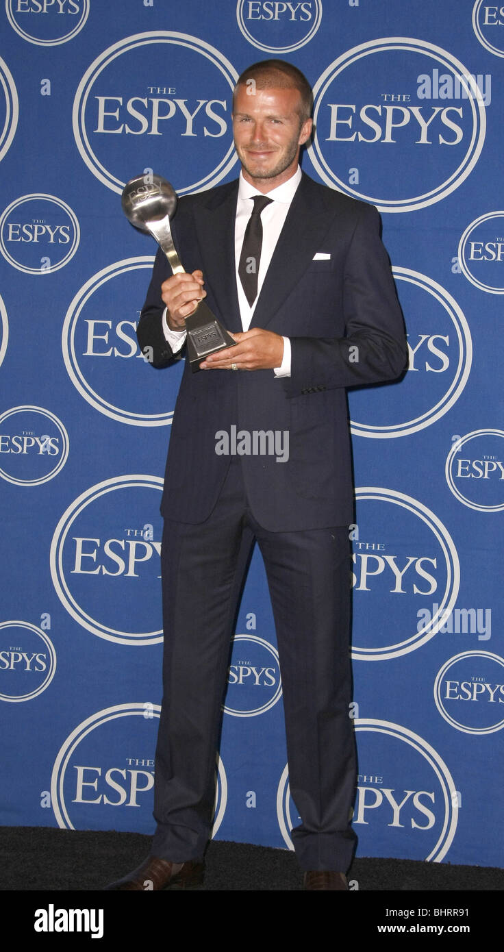 DAVID BECKHAM THE 2008 ESPYS PRESSROOM DOWNTOWN LOS ANGELES CA USA 16 ...