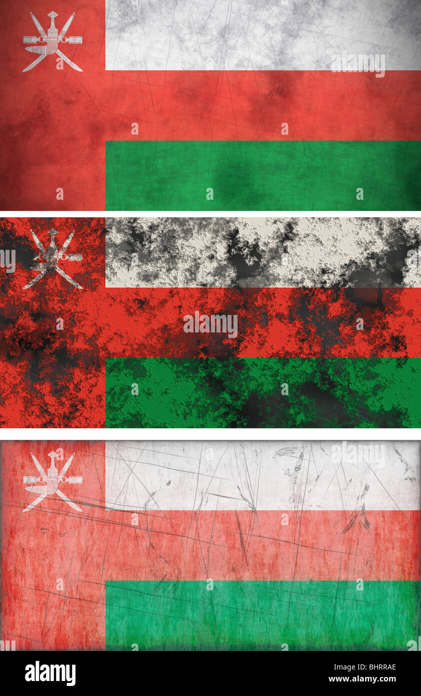 Great Image of the Flag of Oman Stock Photo - Alamy
