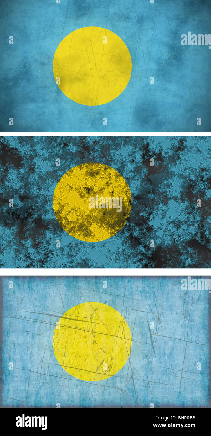 Great Image of the Flag of Palua Stock Photo - Alamy