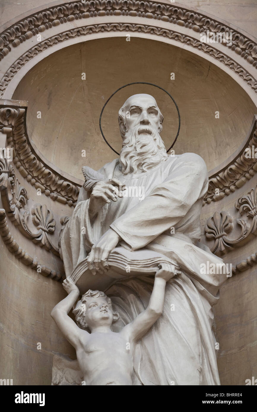 The Mosta Dome at Rotunda Square, Malta. The Church was hit with a bomb ...