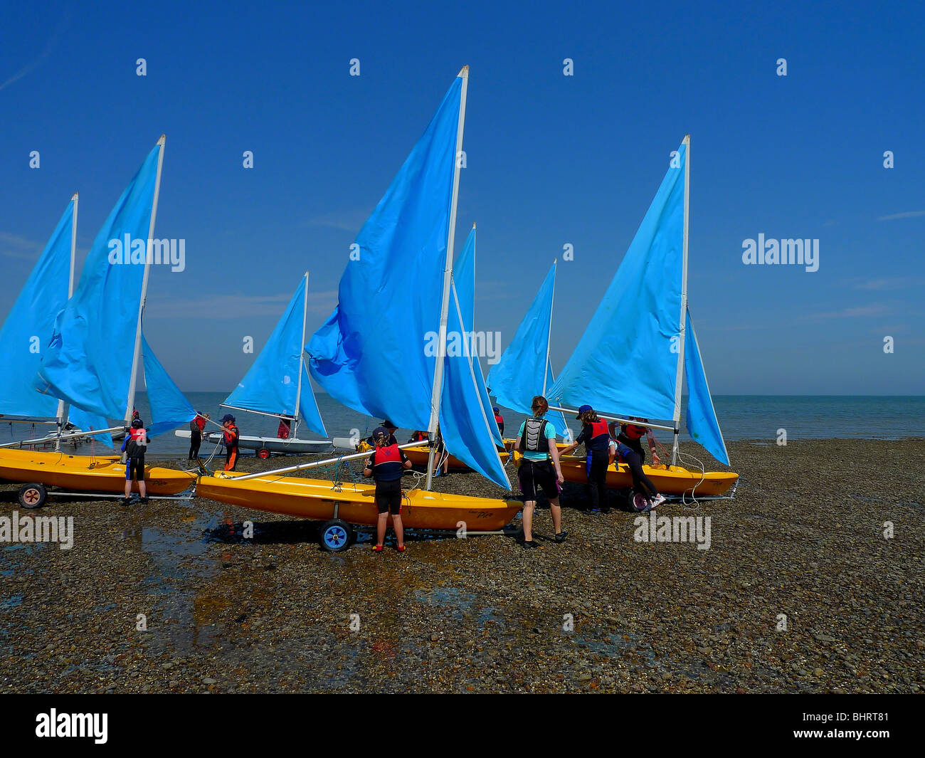 Preparing sails hi-res stock photography and images - Alamy