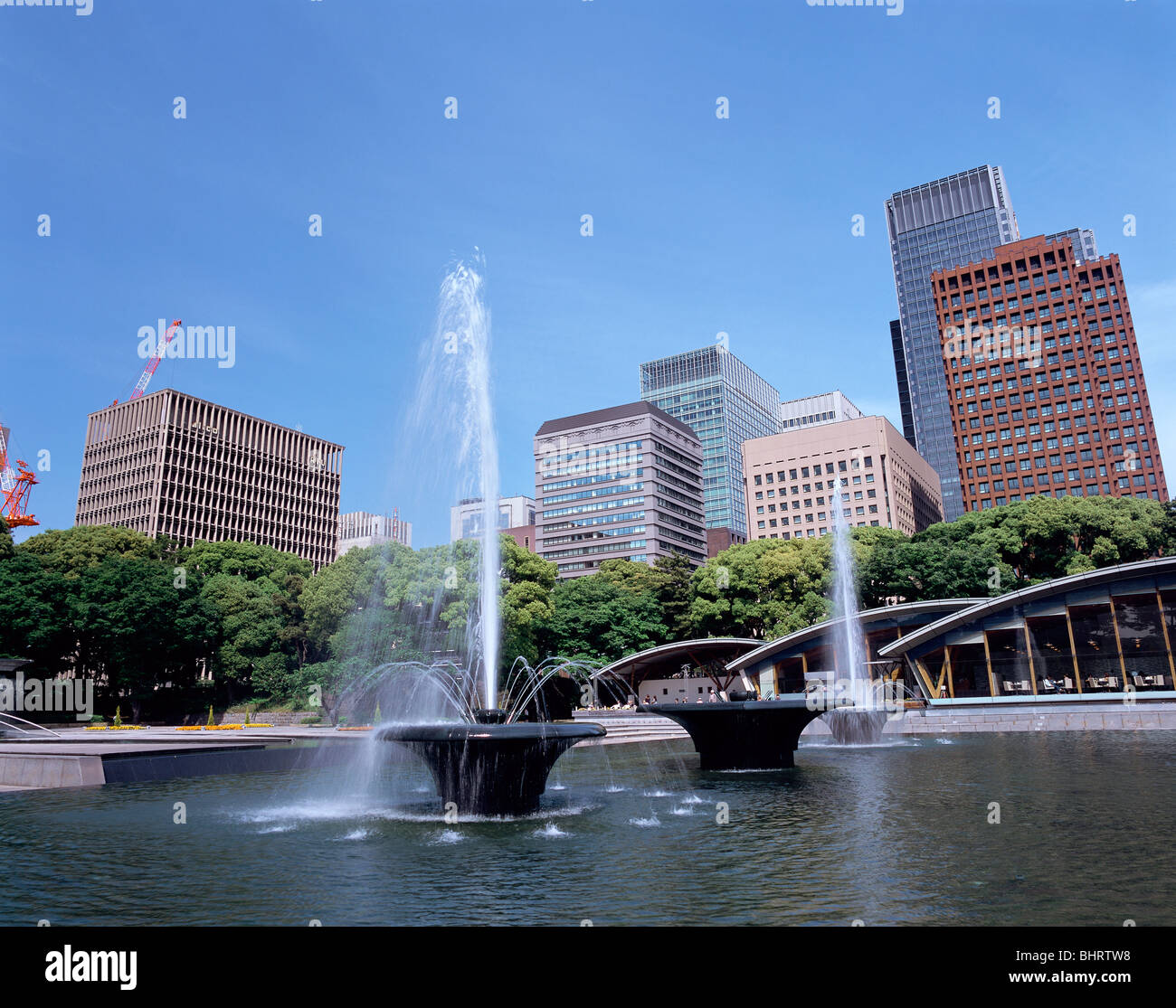 Wadakura Fountain Park, Chiyoda, Tokyo, Japan Stock Photo - Alamy