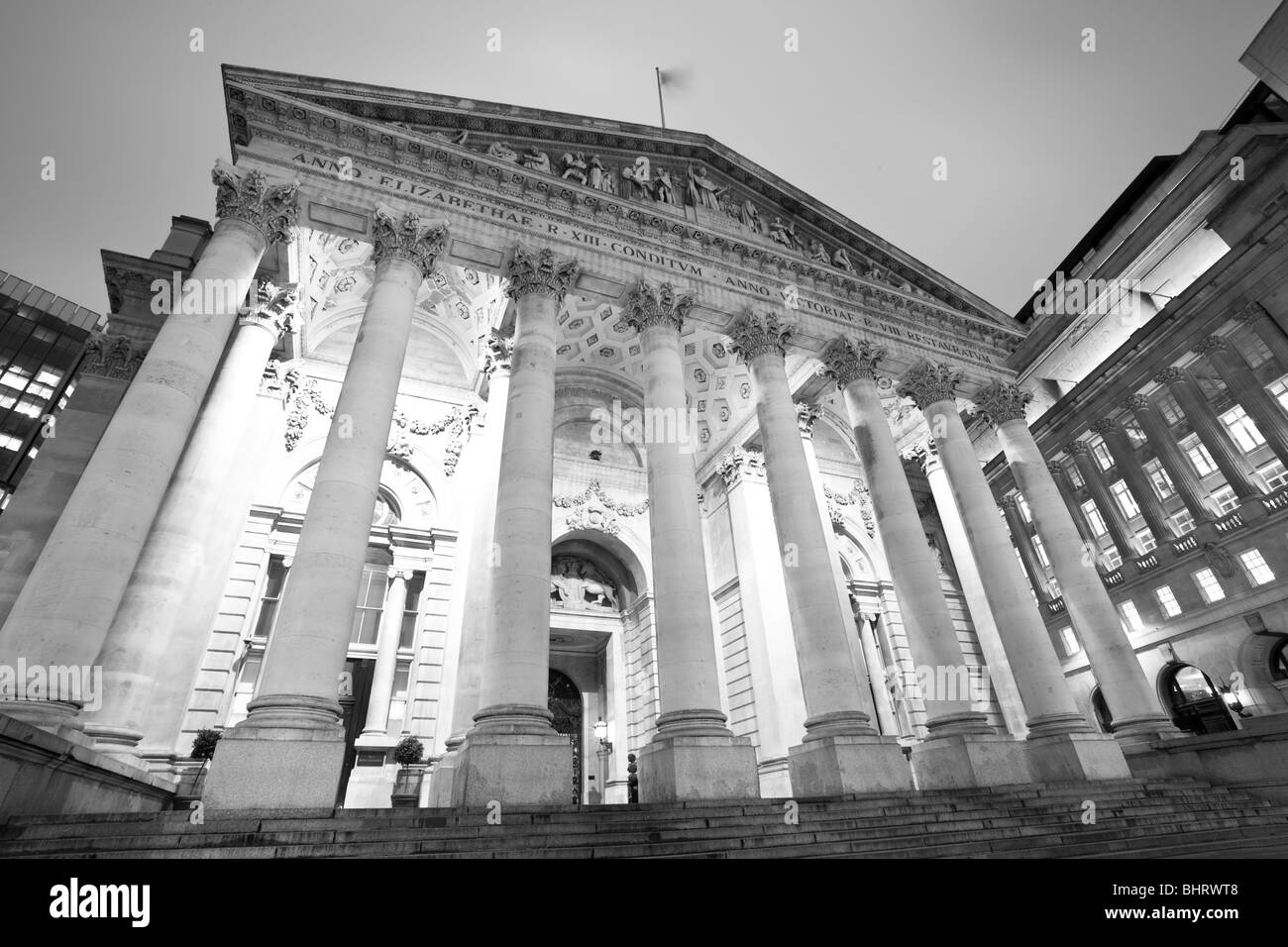 Bank of england architecture Black and White Stock Photos & Images - Alamy