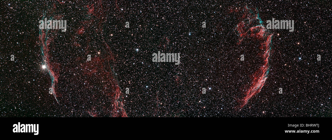 Veil Nebula Mosaic Stock Photo - Alamy