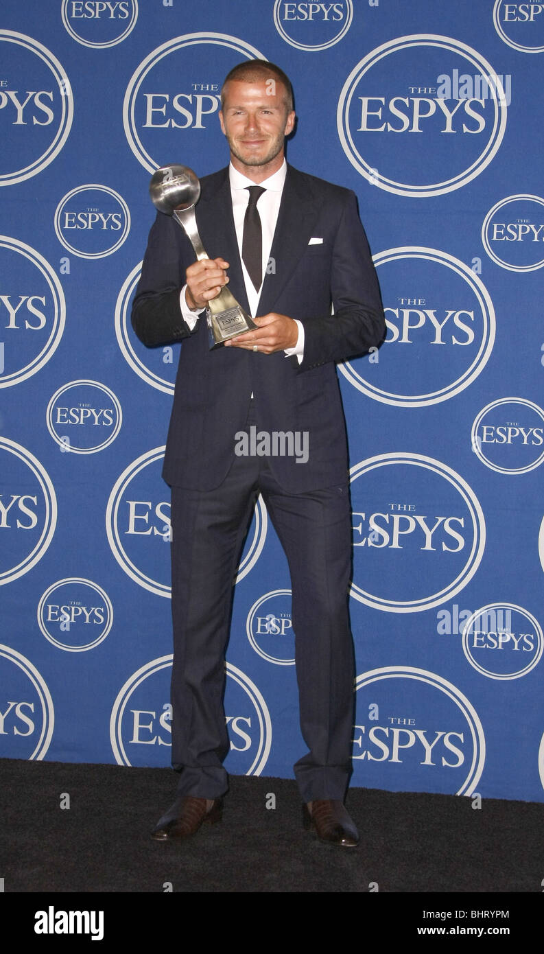 DAVID BECKHAM THE 2008 ESPYS PRESSROOM DOWNTOWN LOS ANGELES CA USA 16 ...