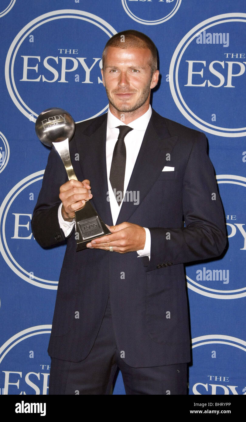 DAVID BECKHAM THE 2008 ESPYS PRESSROOM DOWNTOWN LOS ANGELES CA USA 16 ...