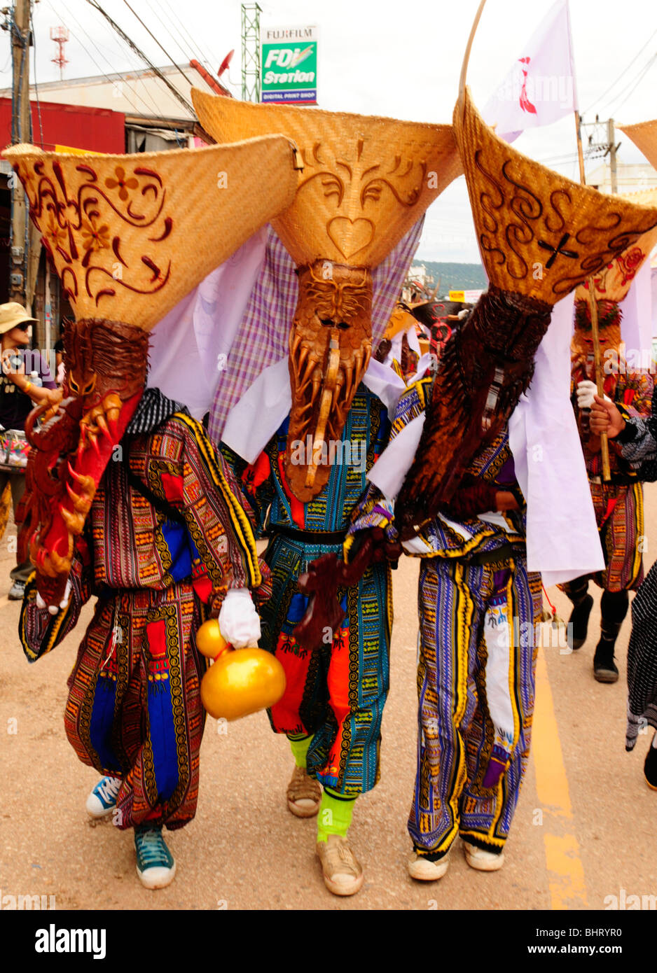 phitakhon ghosts , phitakon festival (phi ta khon) , dansai , loei ...