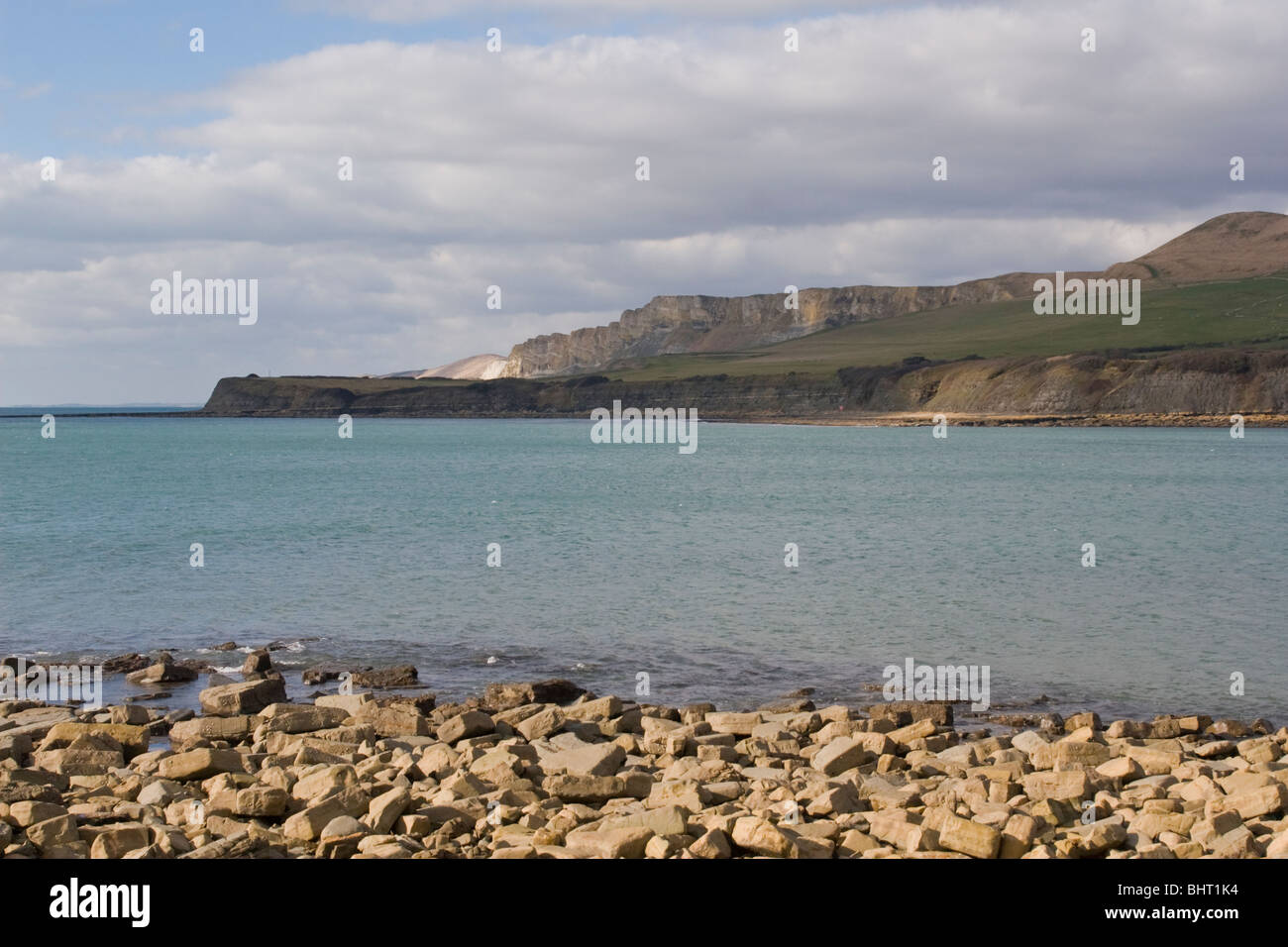 Kimmeridge Bay, The cliffs and foreshore contain a very thick sequence ...