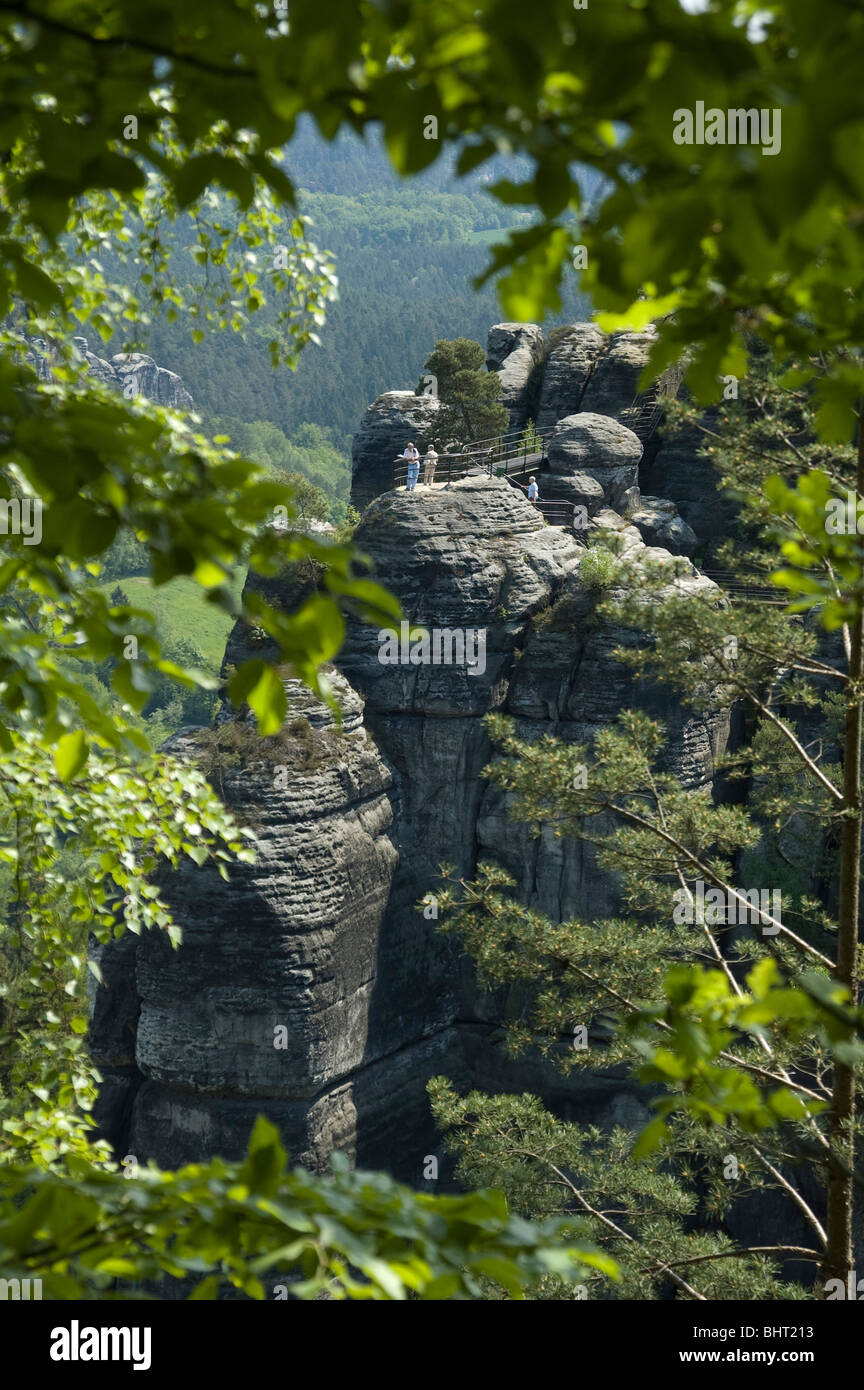 Bastei rocks hi-res stock photography and images - Alamy