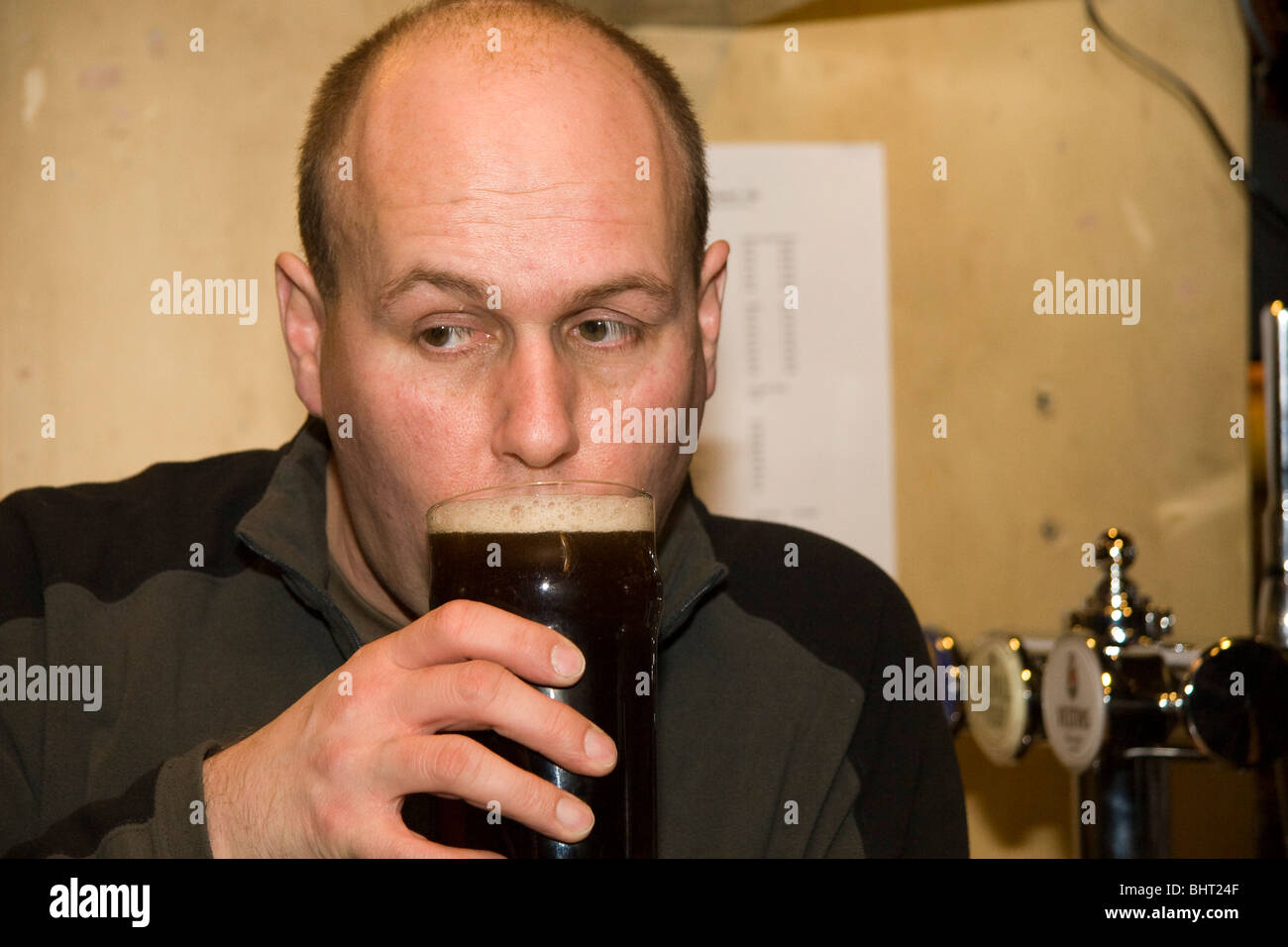 The late Jeremy Moss head brewer at Wychwood Brewery and founder of ...